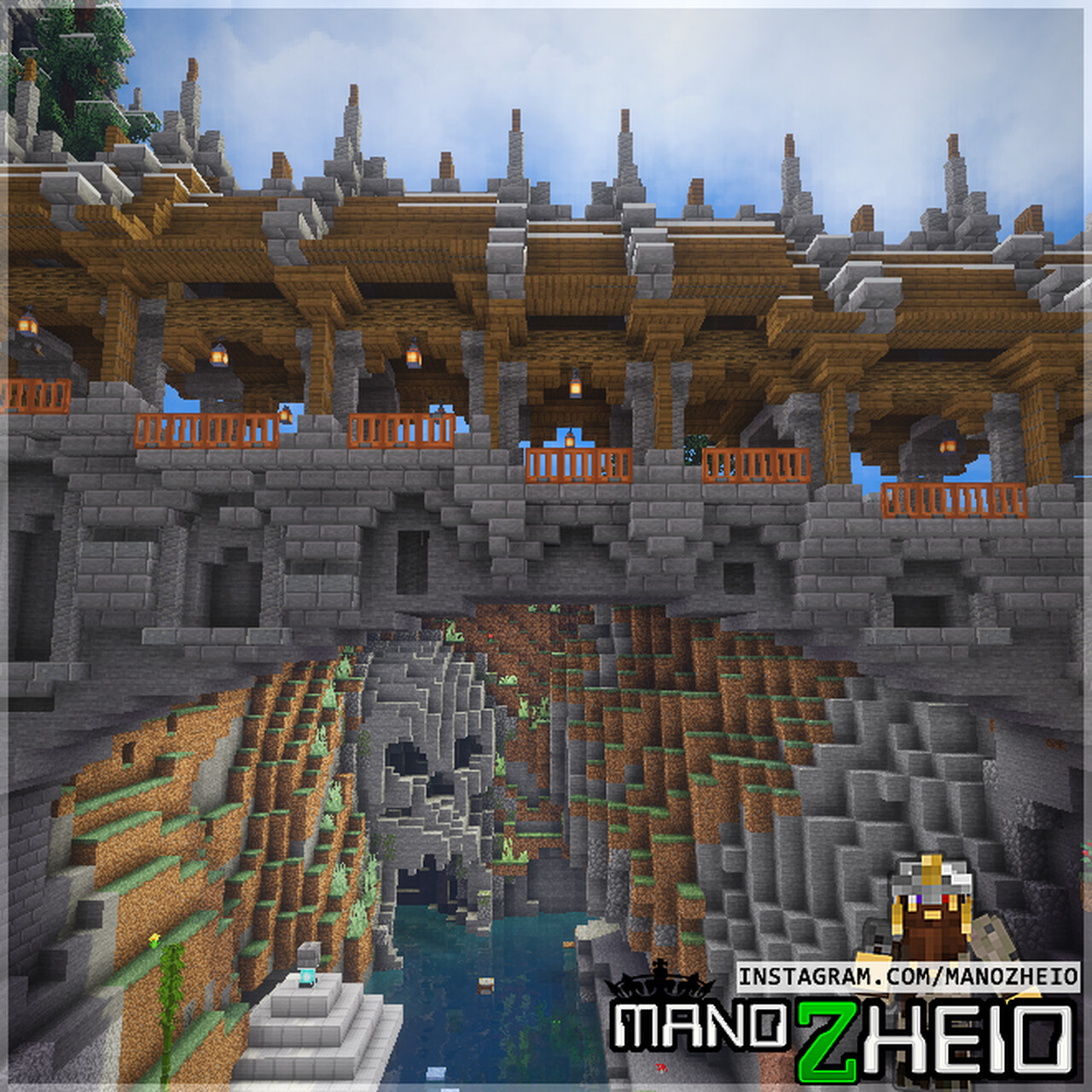 Bridge survival Minecraft Map