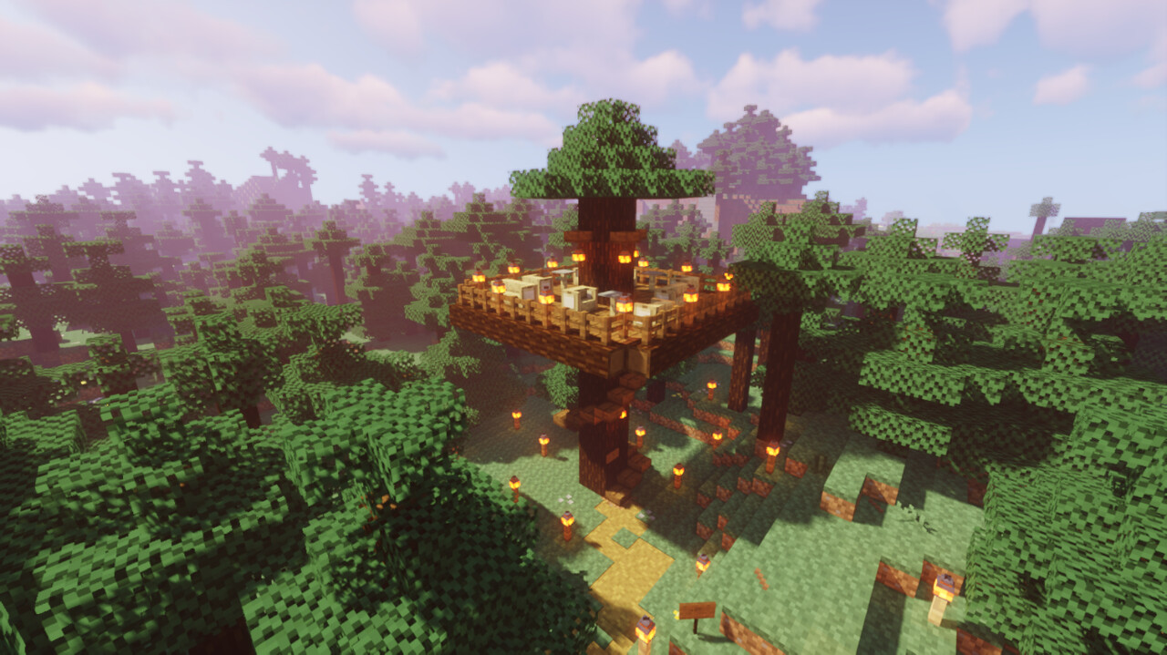 SUNSET HOTEL AND RESORT Minecraft Map