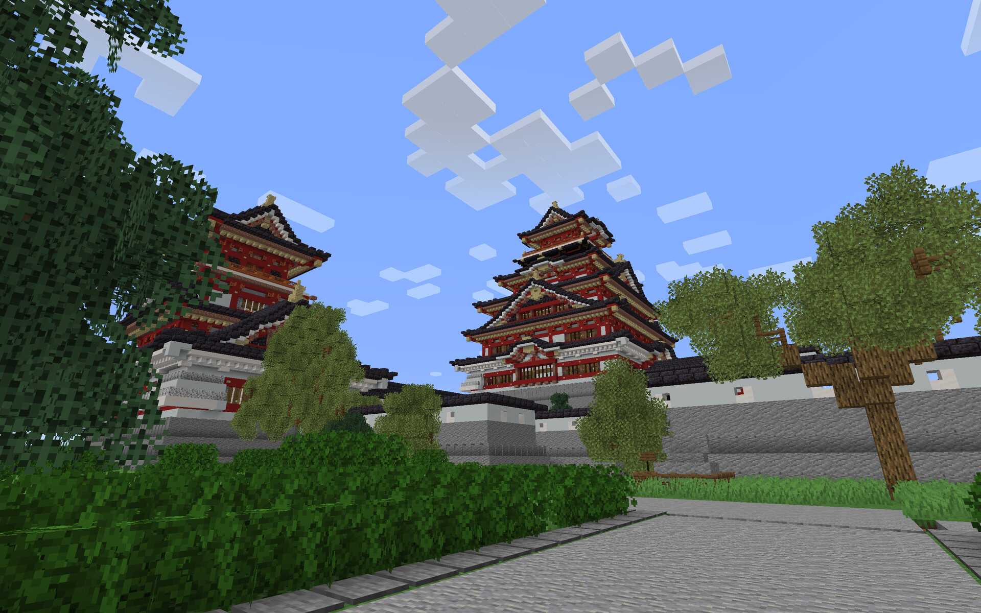 1:1 Scale Fushimi Castle - 伏見城 Minecraft Map