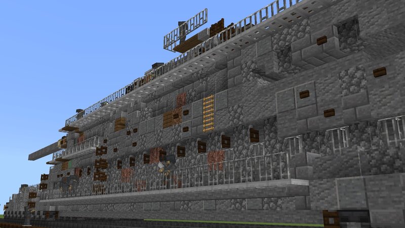 Schwerer Gustav Railway Gun redo (1.5:1) Minecraft Map