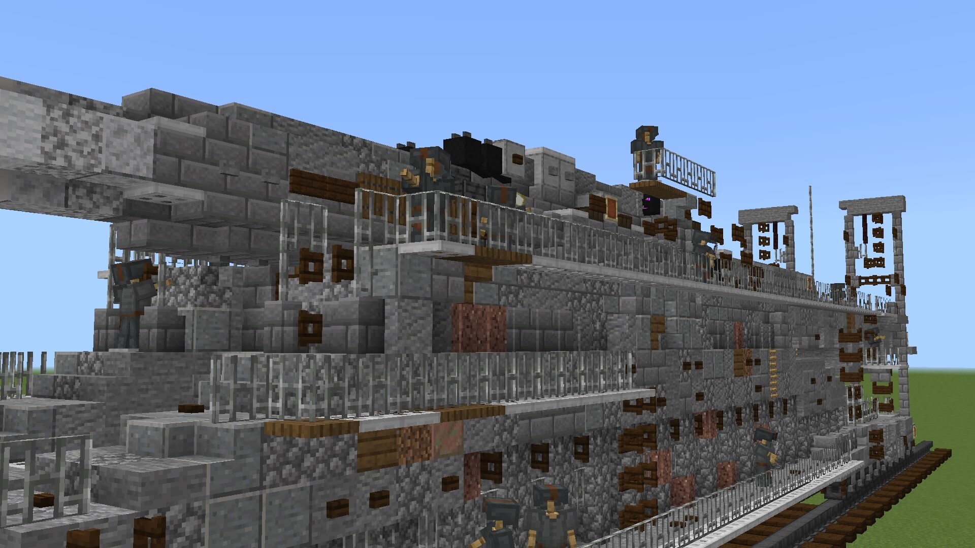 Schwerer Gustav Railway Gun redo (1.5:1) Minecraft Map