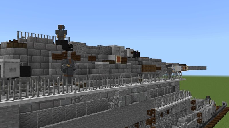 Schwerer Gustav Railway Gun redo (1.5:1) Minecraft Map