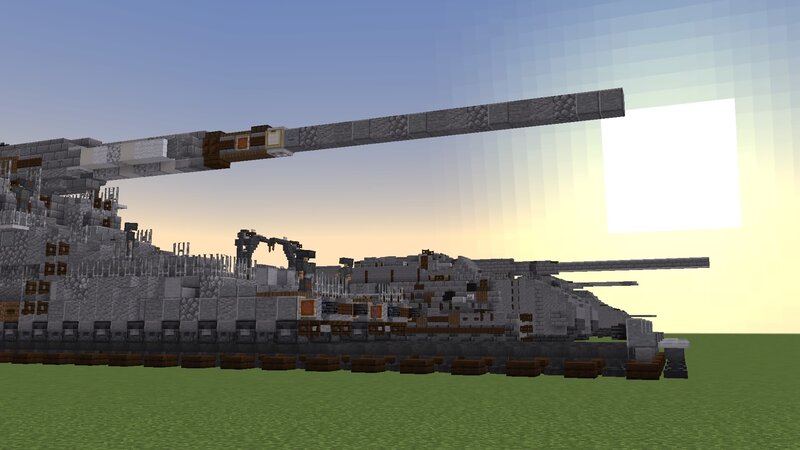 Schwerer Gustav Railway Gun redo (1.5:1) Minecraft Map