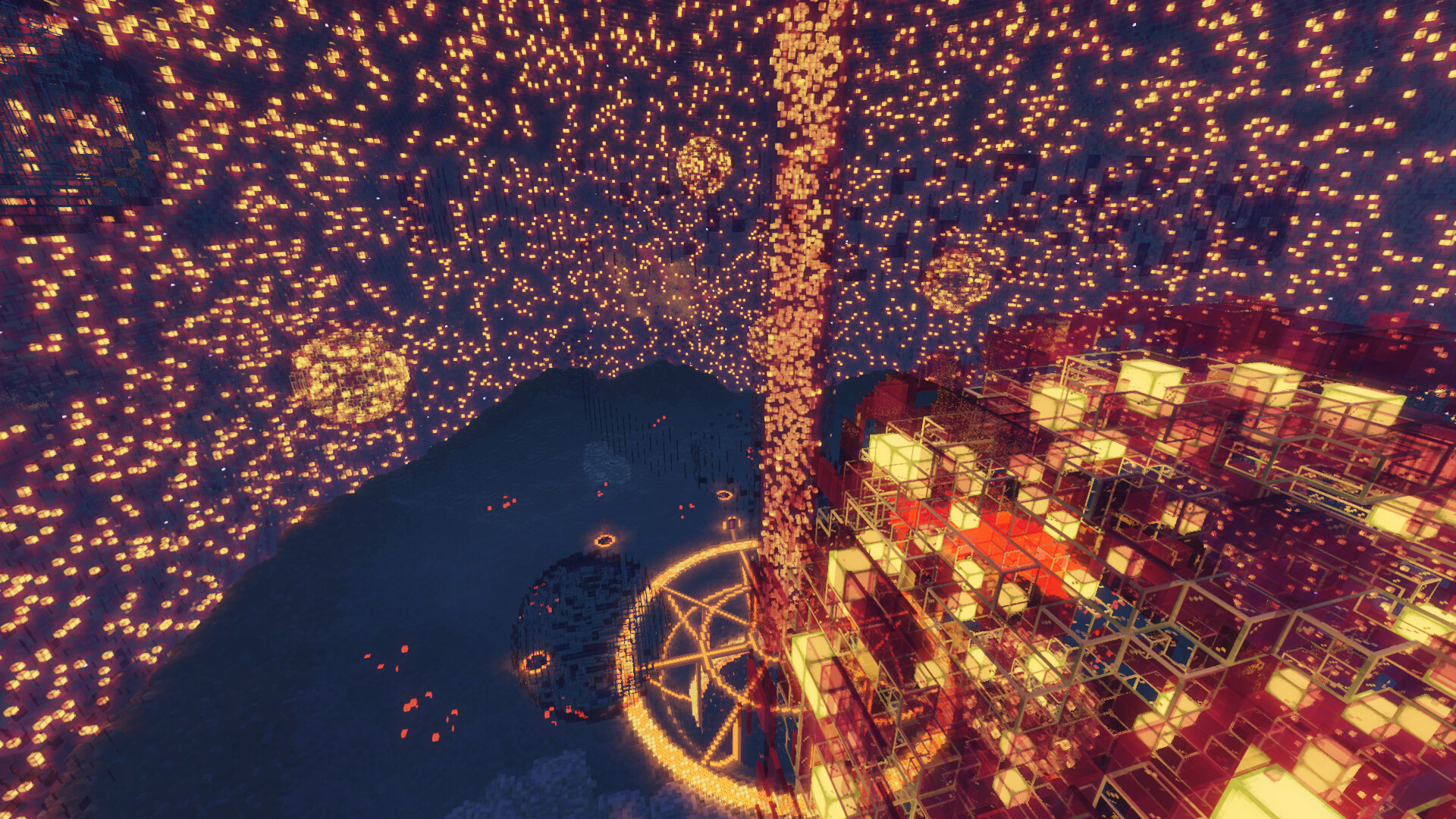 A very big lazer with a very big portal Minecraft Map