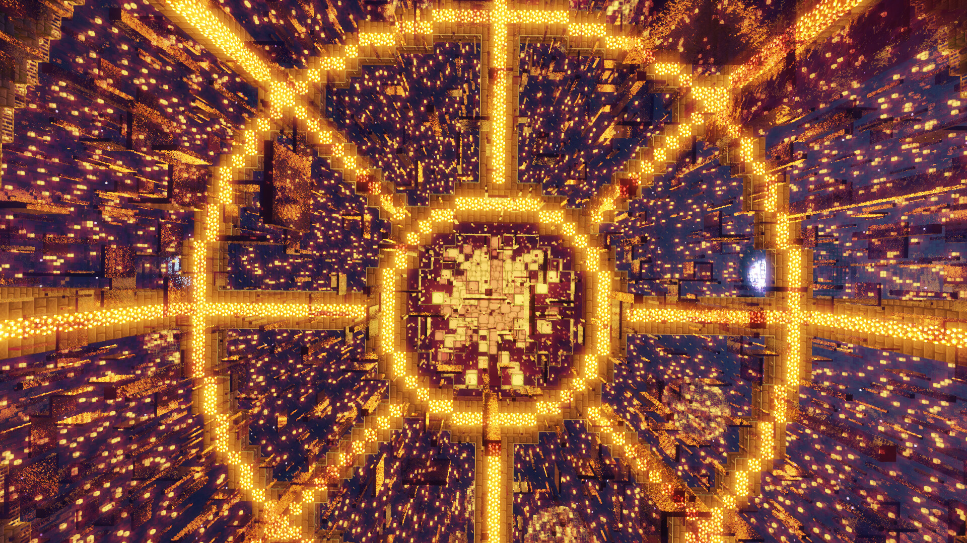 A very big lazer with a very big portal Minecraft Map