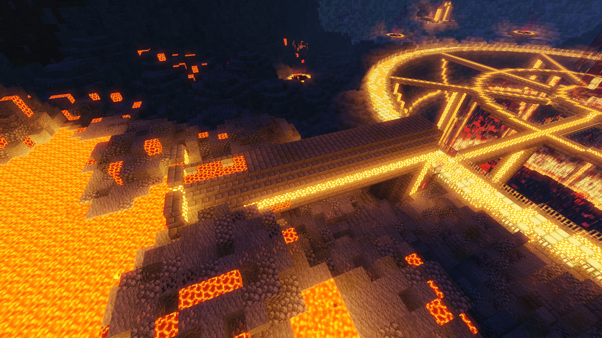 A very big lazer with a very big portal Minecraft Map