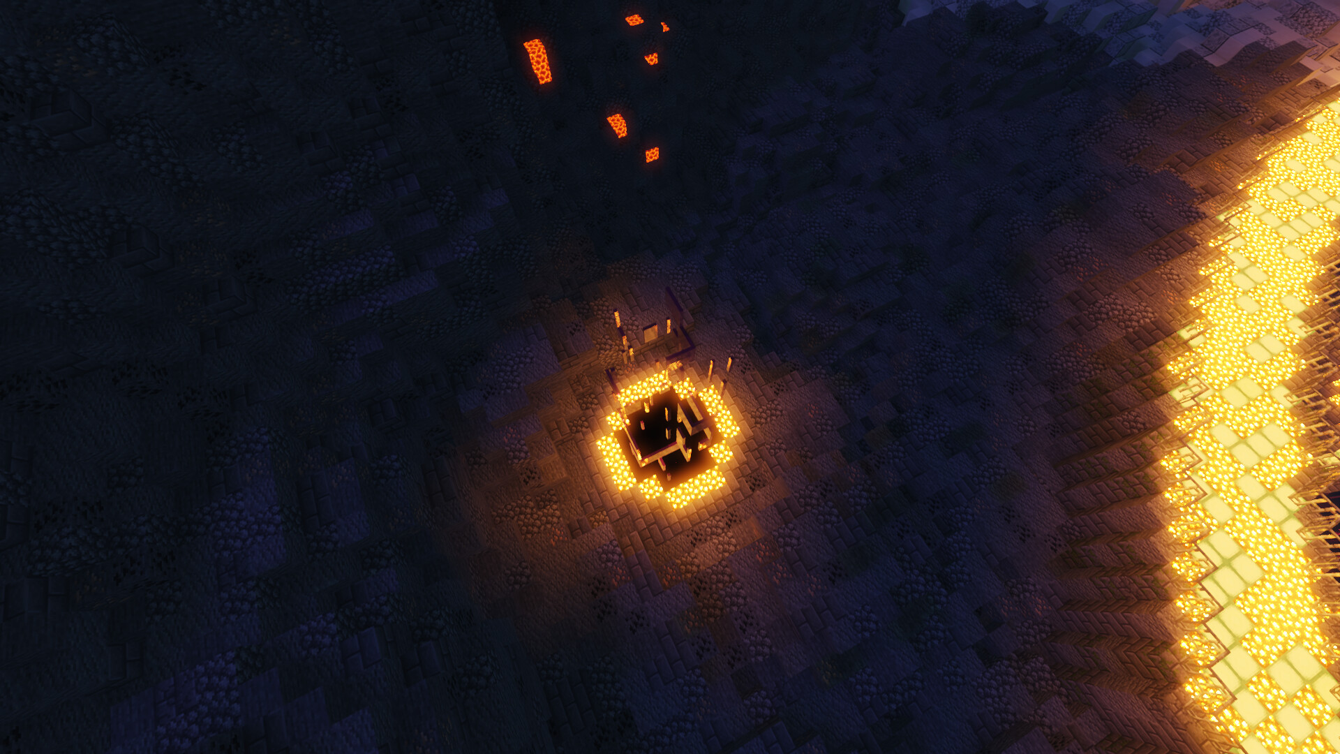 A very big lazer with a very big portal Minecraft Map