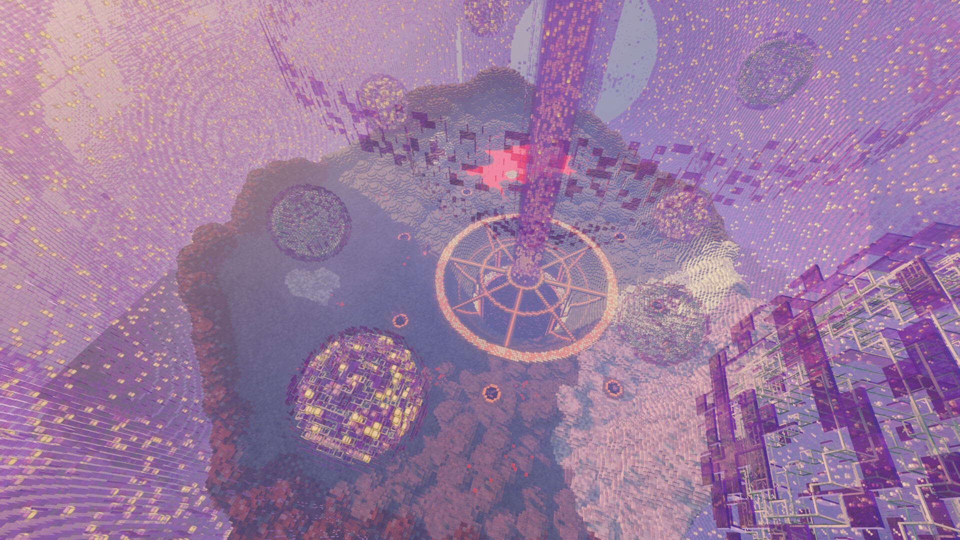 A very big lazer with a very big portal Minecraft Map