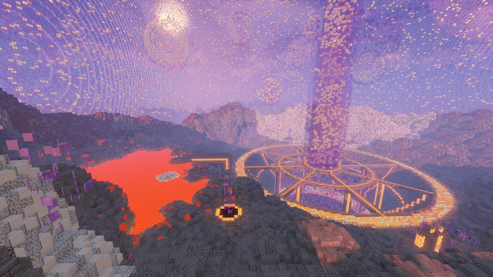 A very big lazer with a very big portal Minecraft Map