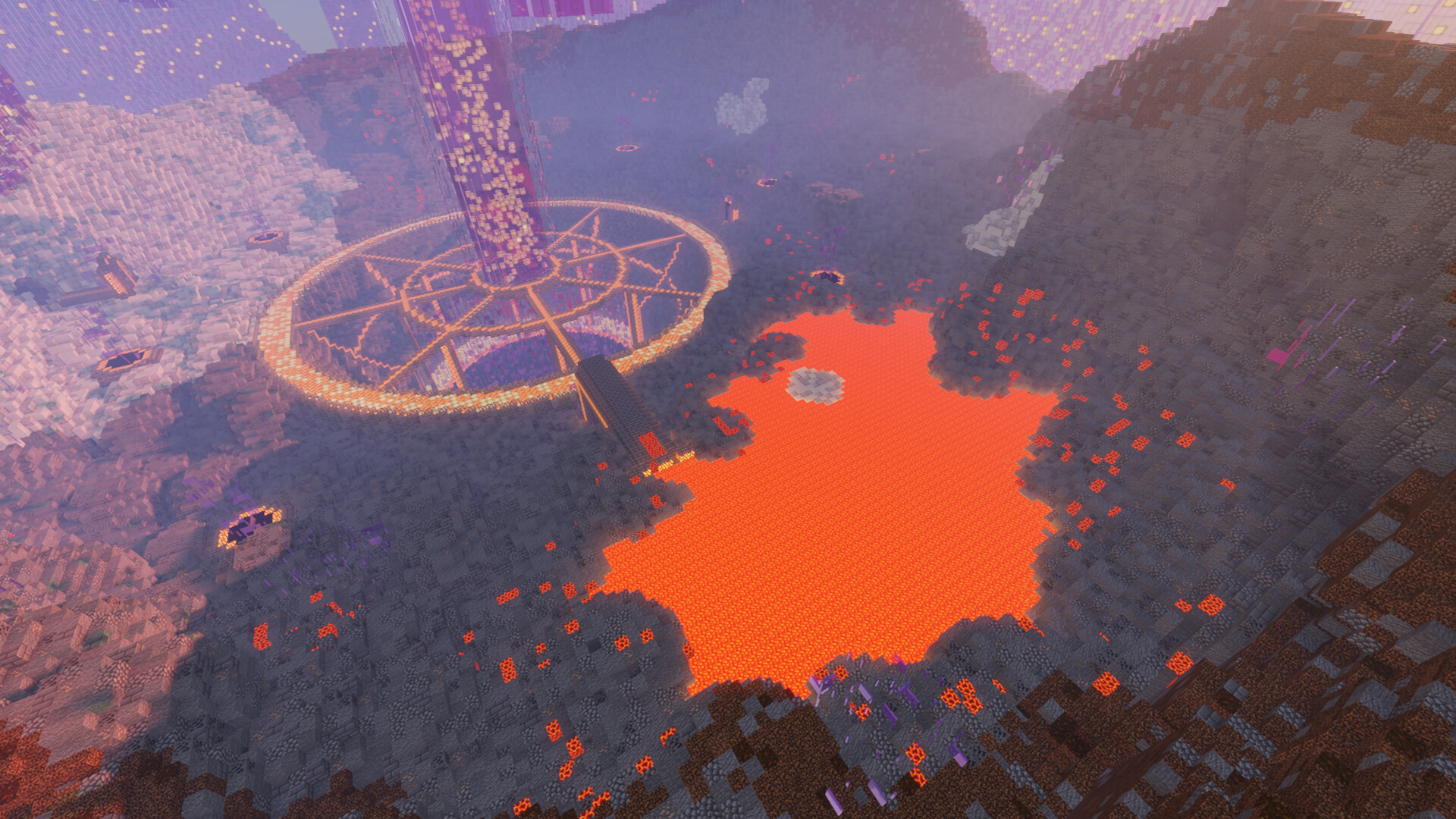 A very big lazer with a very big portal Minecraft Map
