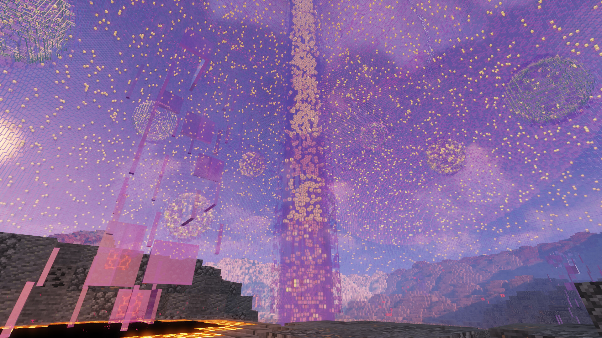 A very big lazer with a very big portal Minecraft Map