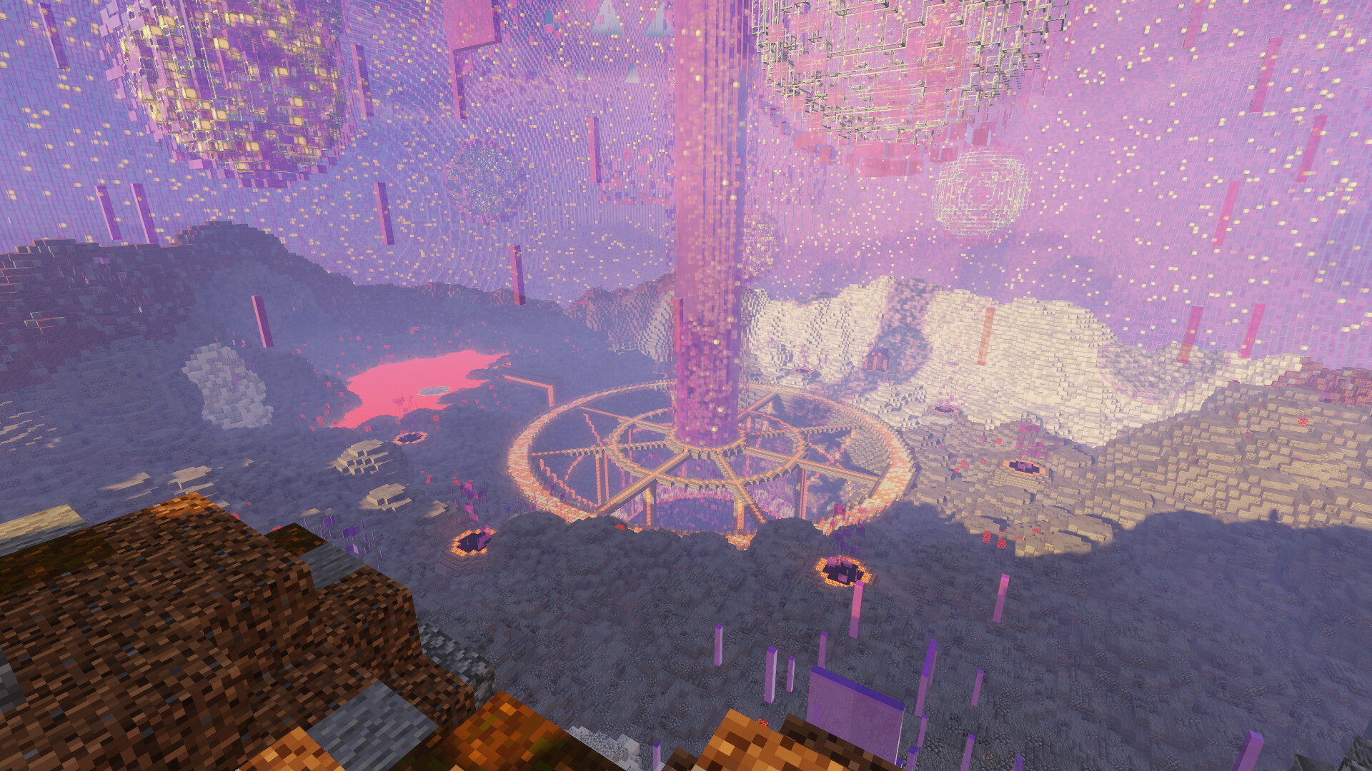 A very big lazer with a very big portal Minecraft Map