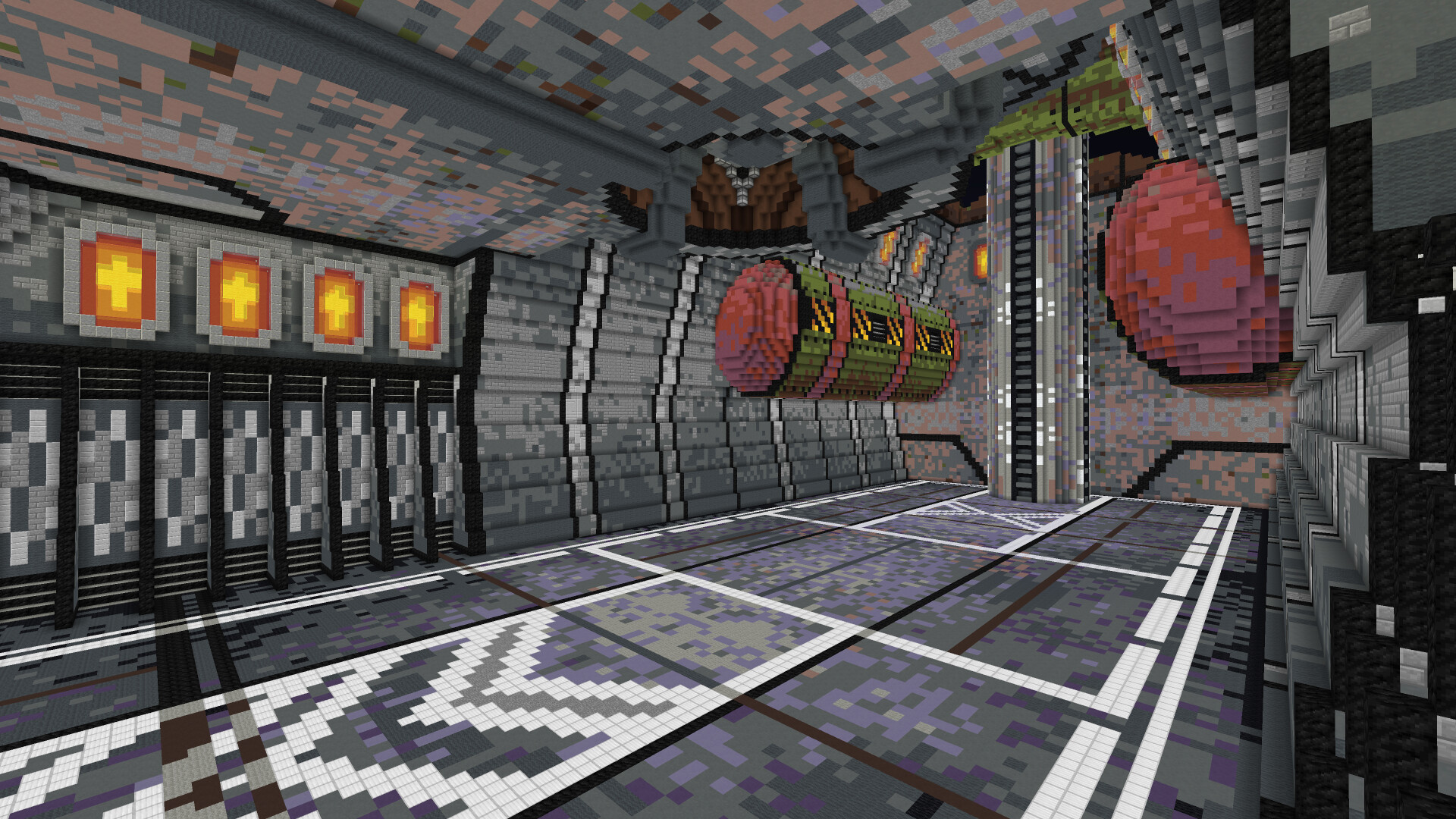 Soviet construction yard | C&C Red Alert 3 Minecraft Map