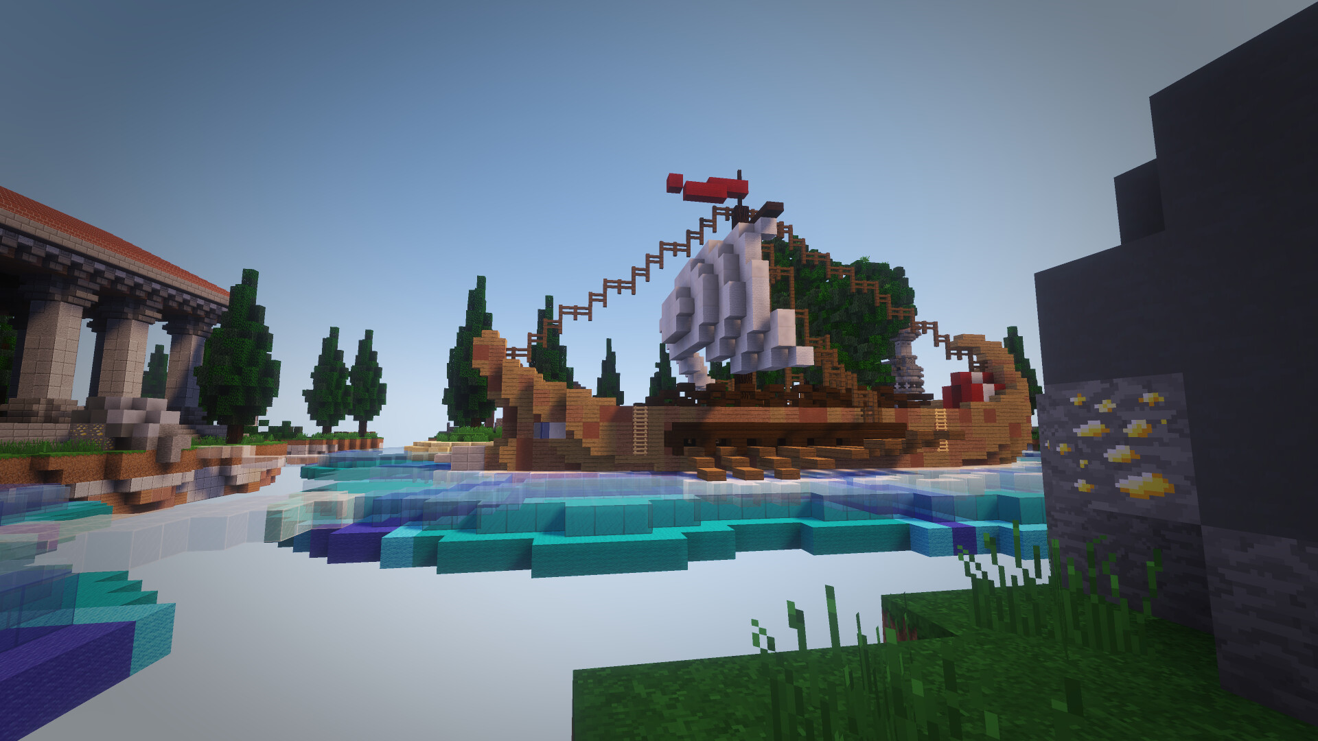 Hellenic Galley Minecraft Map