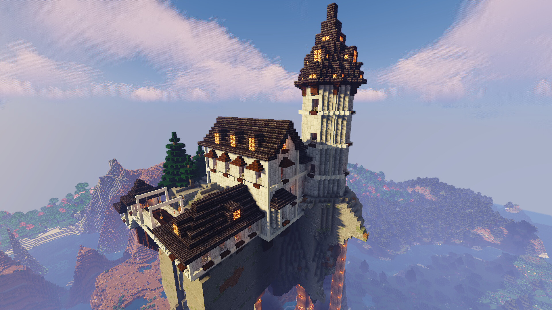 OPAL's Mountaintop Castle Minecraft Map