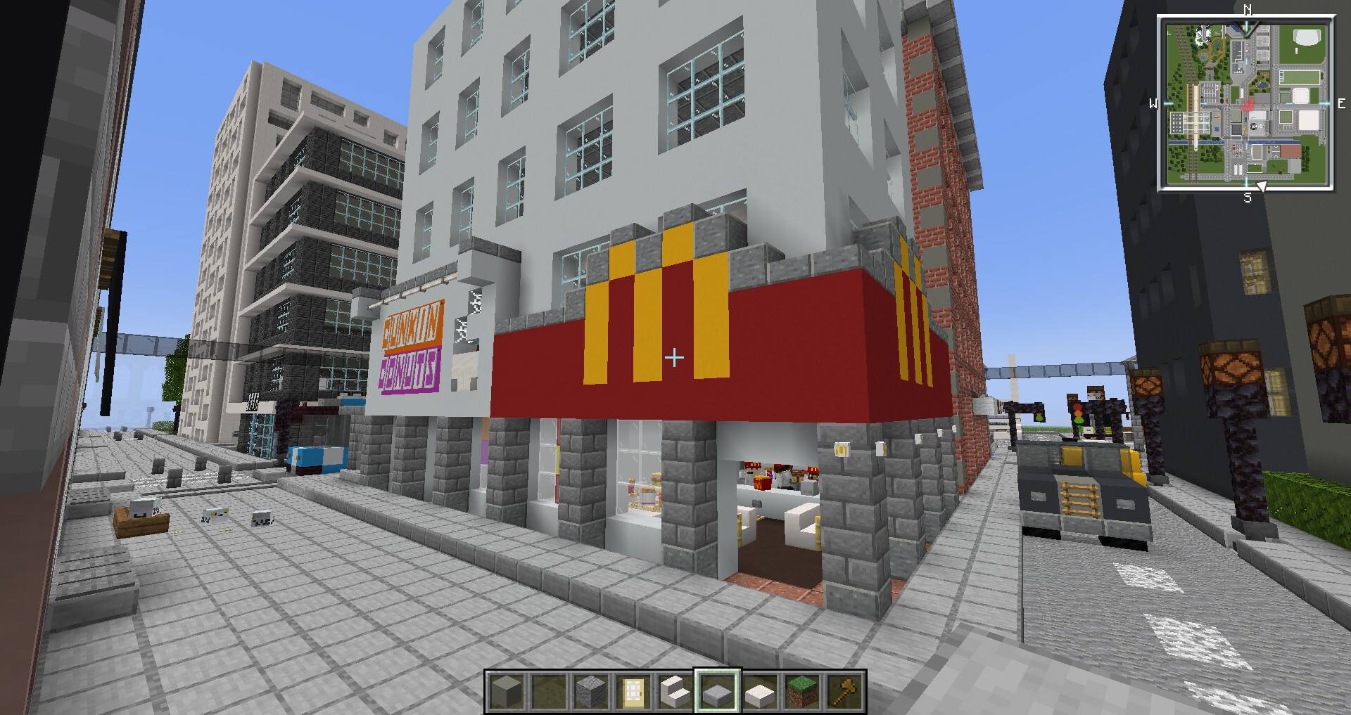 McDonald's & Dunkin Donuts with appartment (Free Download Schematic ...