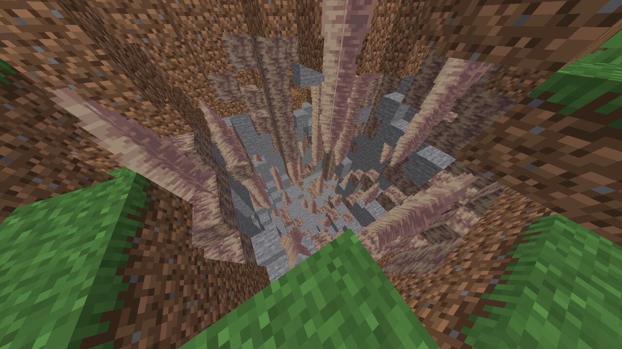 My conception Dripstone Cave Minecraft Map