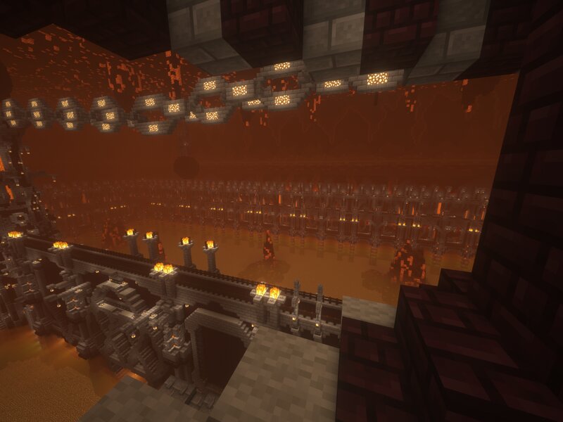 Nether Castle Minecraft Map