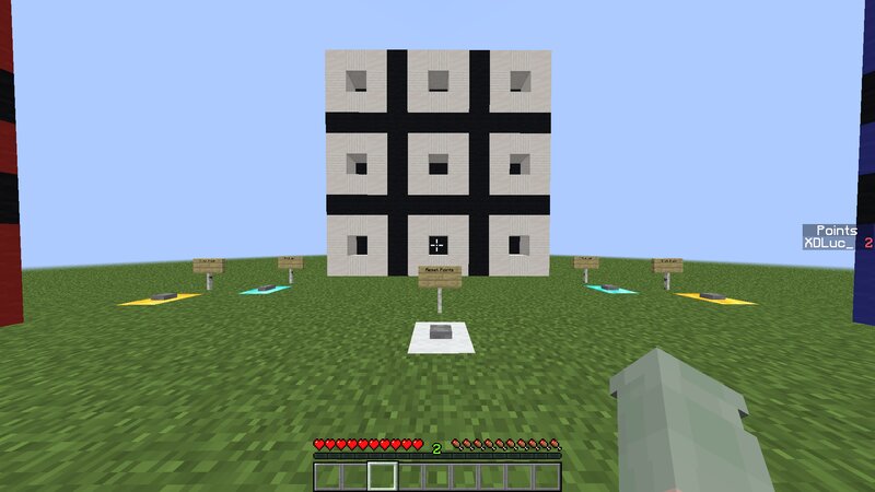 Naughts and Crosses (Tick tack toe) Minecraft Map