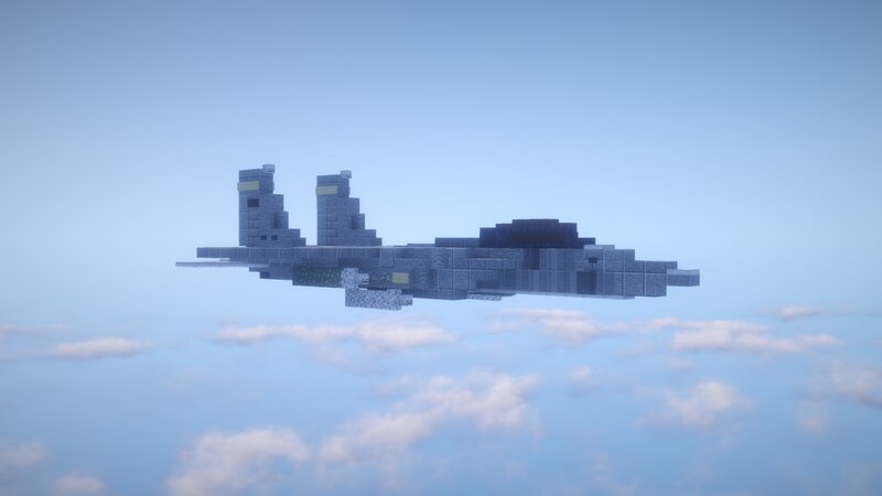 1.5:1 Scale McDonnell Douglas F-15E Strike Eagle Minecraft Map