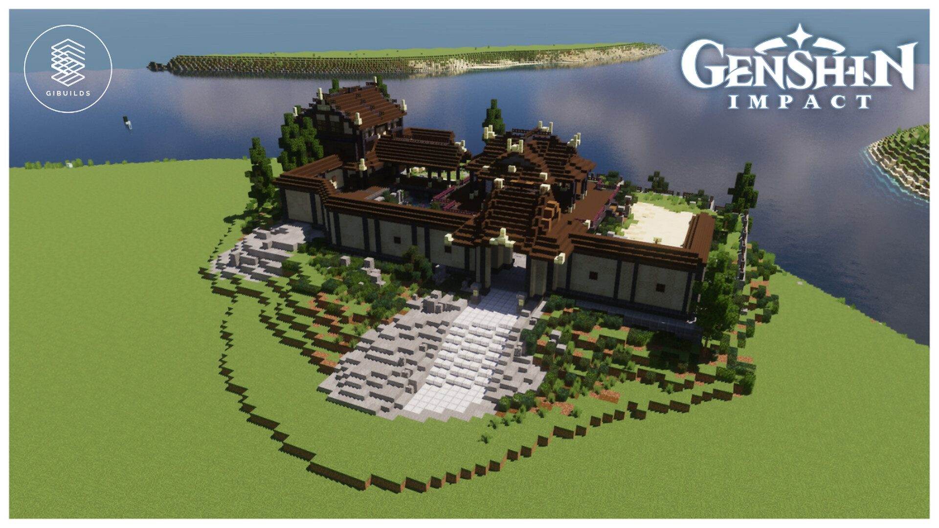 Kamisato Estate | Genshin Impact (Inazuma) Minecraft Map