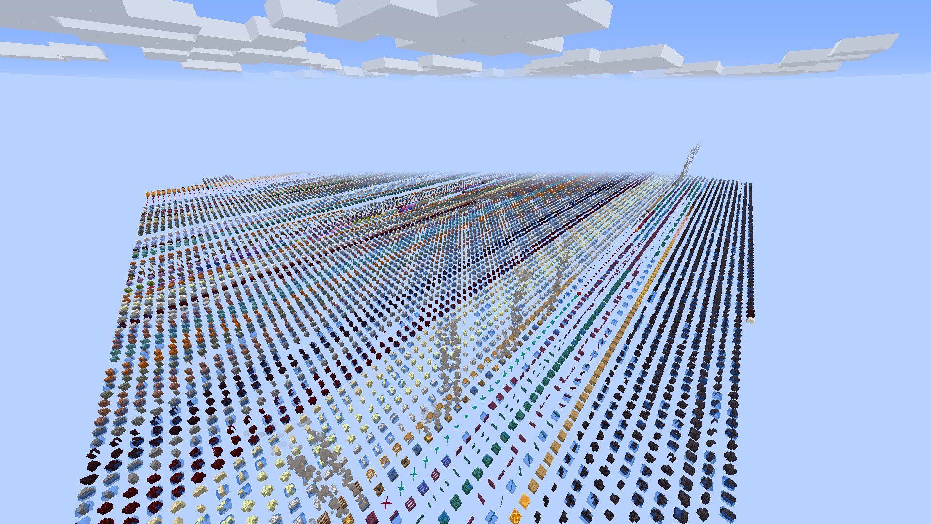 Every block Minecraft Map