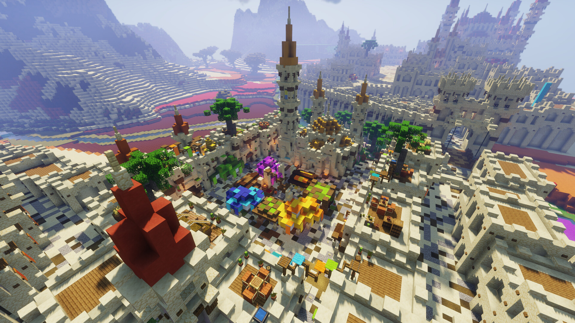 Arabic Bazaar/Market + Mosque - Al-Kazar Minecraft Map