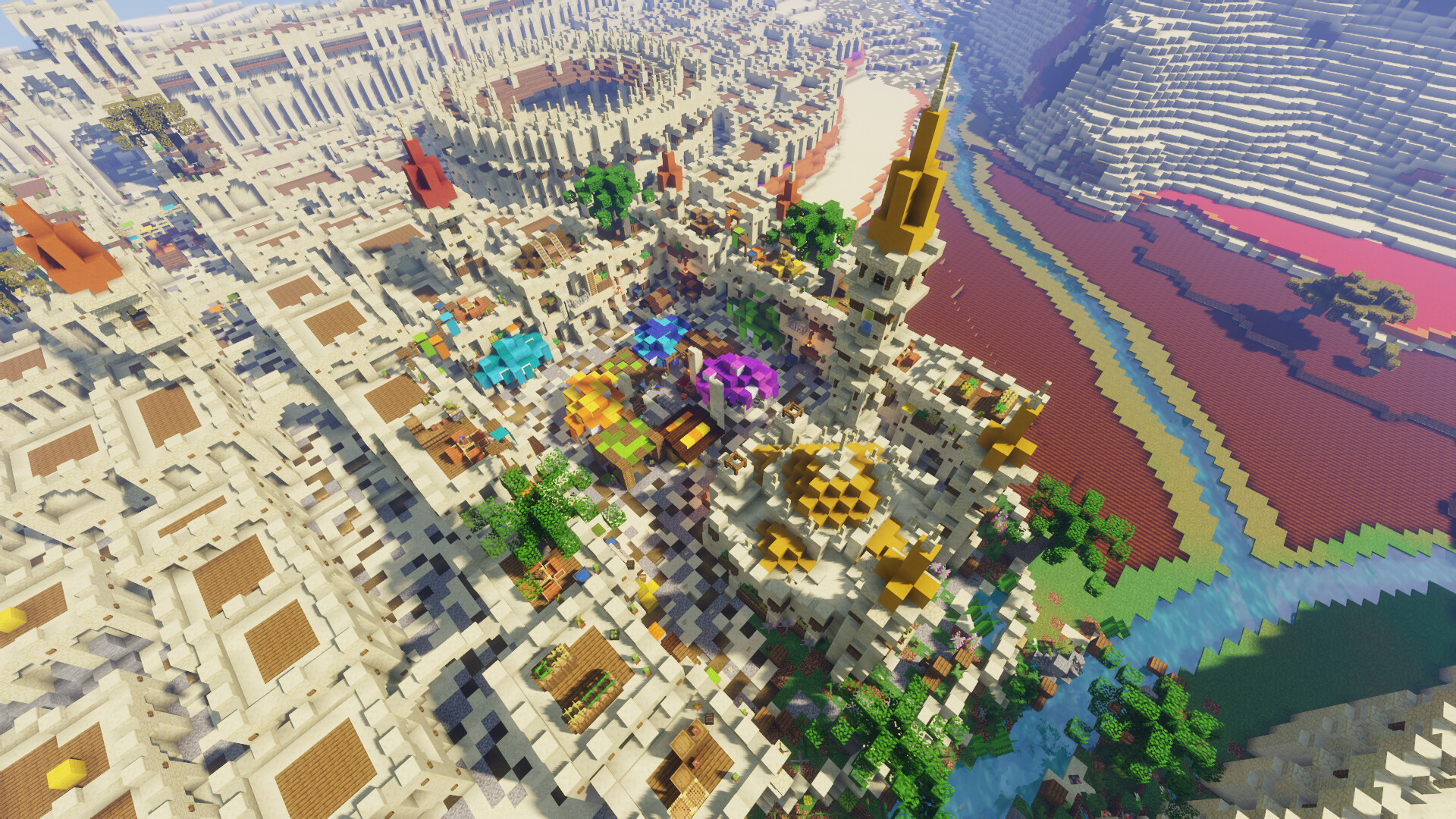 Arabic Bazaar/Market + Mosque - Al-Kazar Minecraft Map