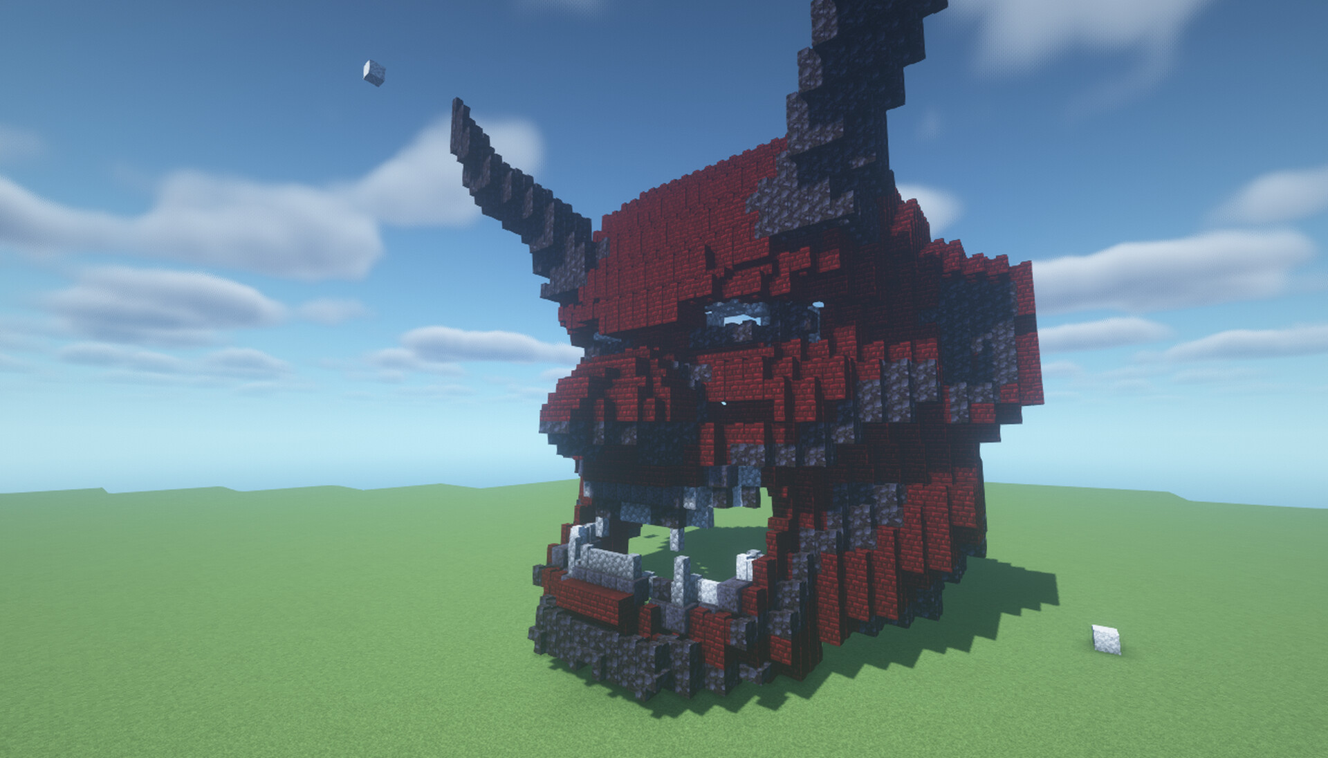 Japanese Hannya Mask - [Nether Portal/Castle Entrance Build Idea ...