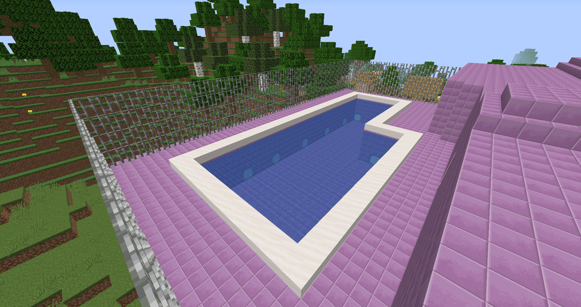 Purpur resort and hotel Minecraft Map