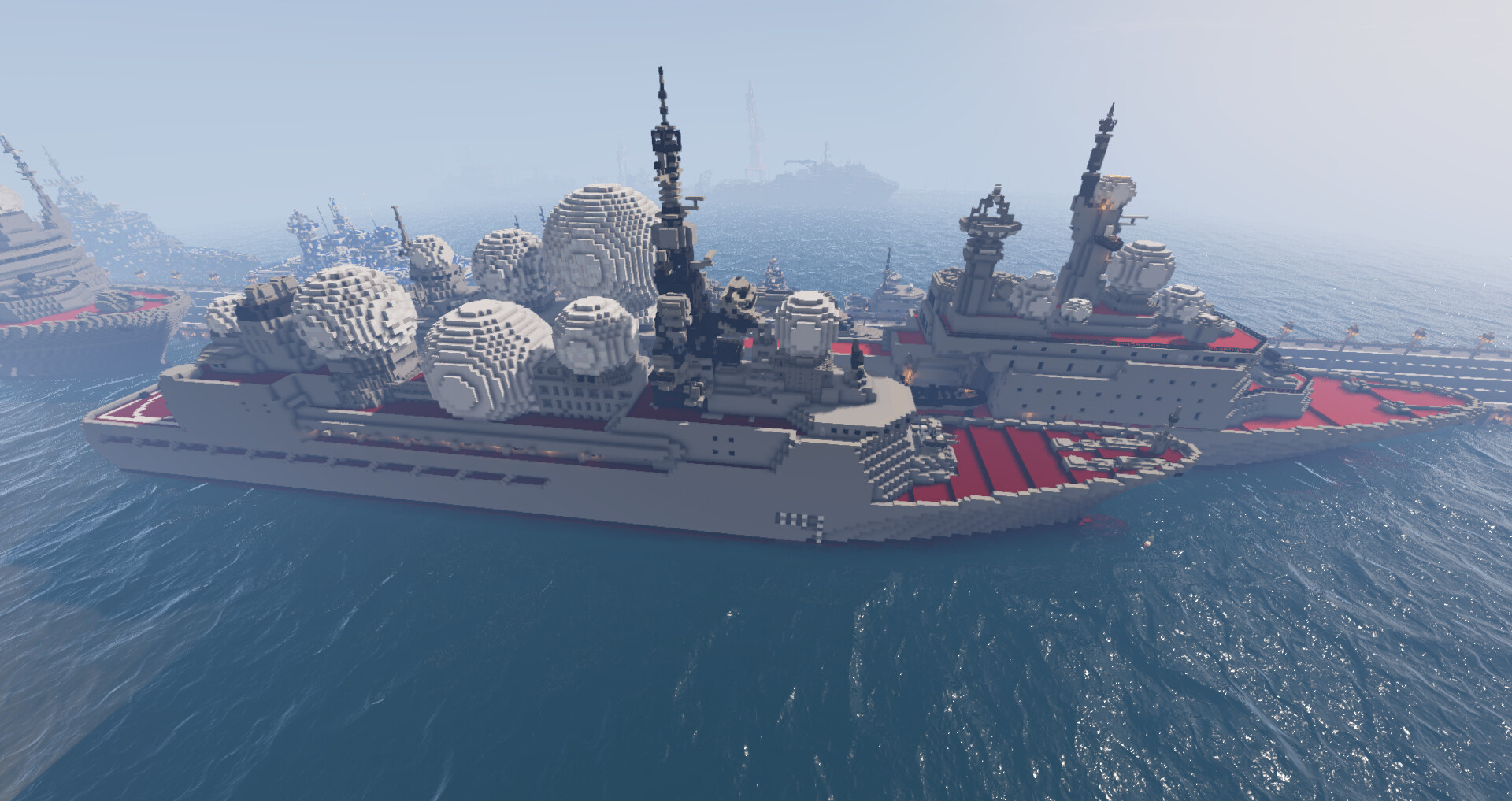 Soviet Tracking, Spy ship Minecraft Map