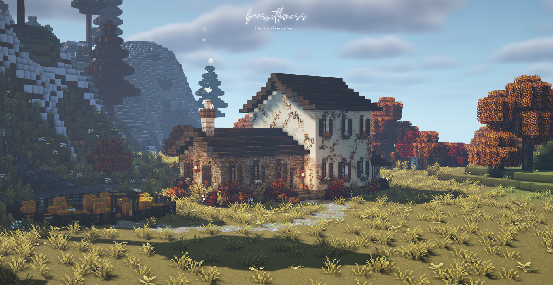 Autumnal Farmhouse 🍁🍂 Minecraft Map