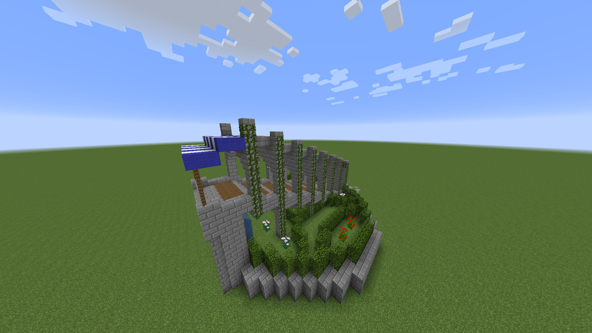 Stairs and Garden deco. Minecraft Map