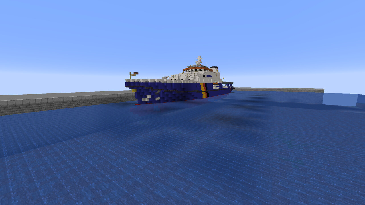 Custom Police Boat Minecraft Map