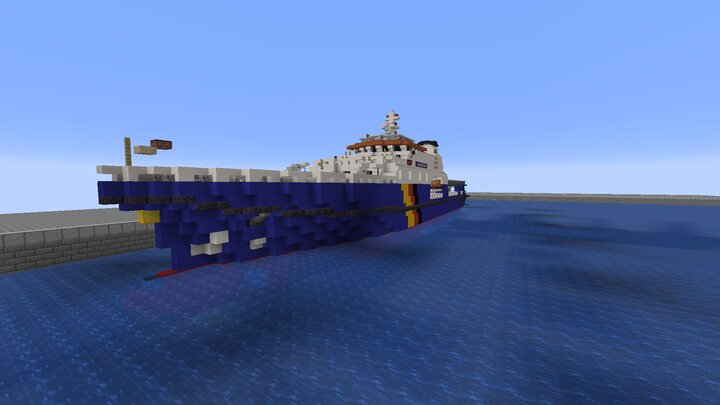 Custom Police Boat Minecraft Map