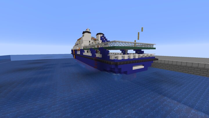 Custom Police Boat Minecraft Map