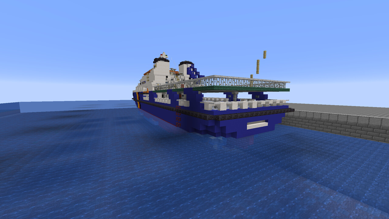 Custom Police Boat Minecraft Map