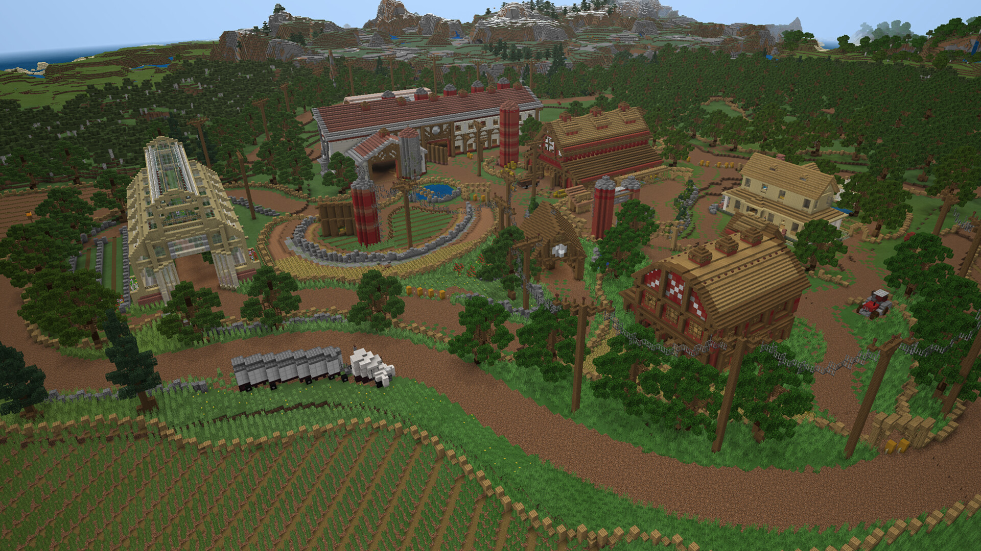 Farm Racers | Client Work/Collaboration With 57Digital Minecraft Map