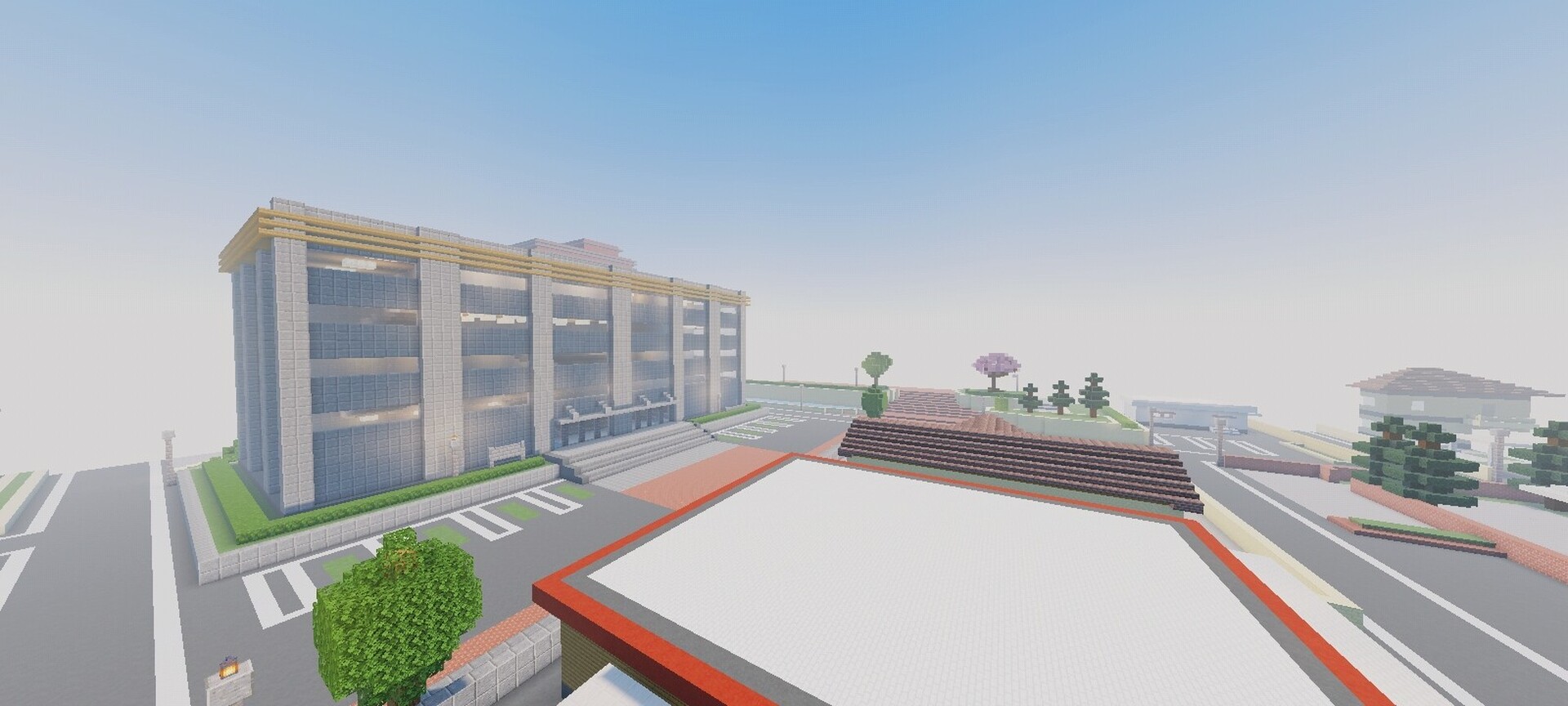 MAP SAKURA SCHOOL SIMULATOR VERSI MINECRAFT PE😱😱 Minecraft Map
