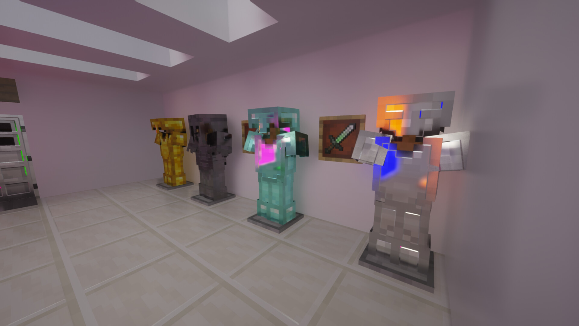 Minecraft (AVPBR) showcase map. Minecraft Map