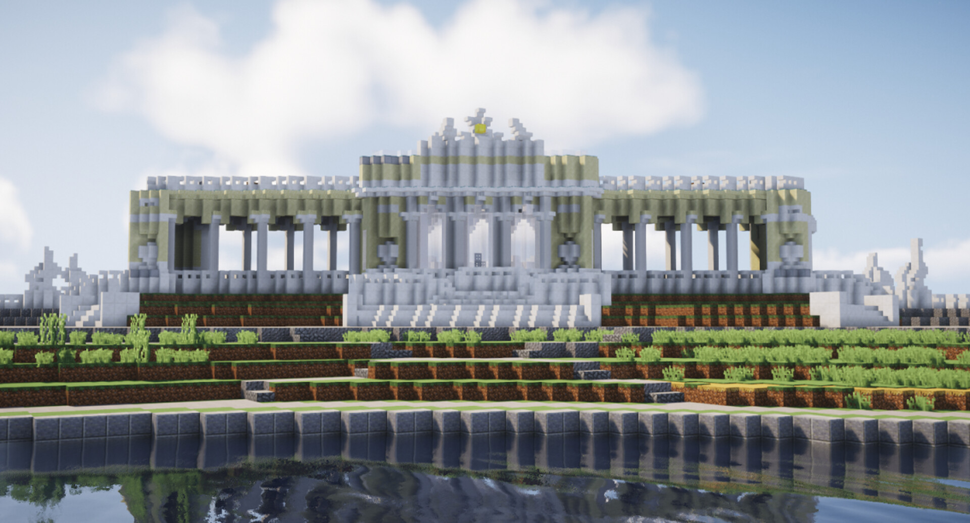 Schönbrunn palace 1:1 scale in MInecraft! Alps BTE Minecraft Map