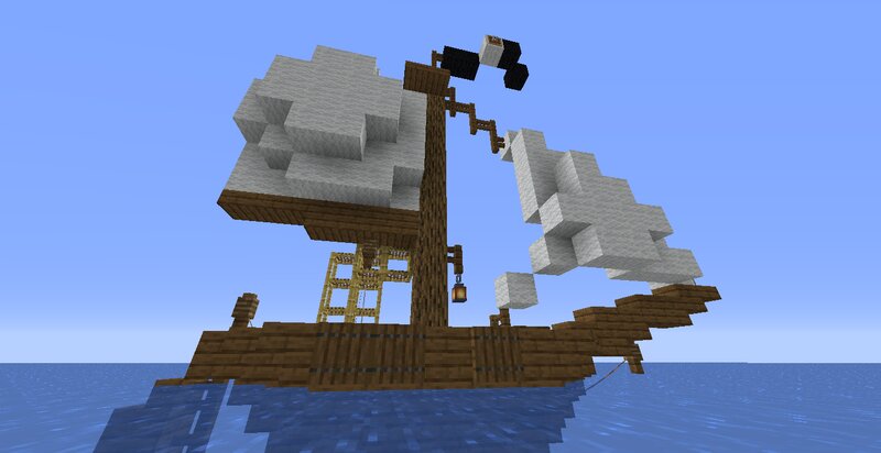 mine navio pirata Minecraft Map