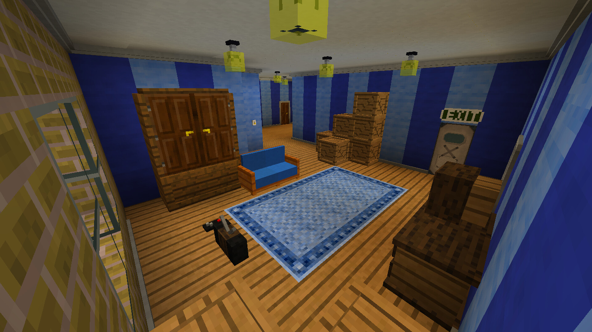 Hello Neighbor forest Remake Update 7 Minecraft Map