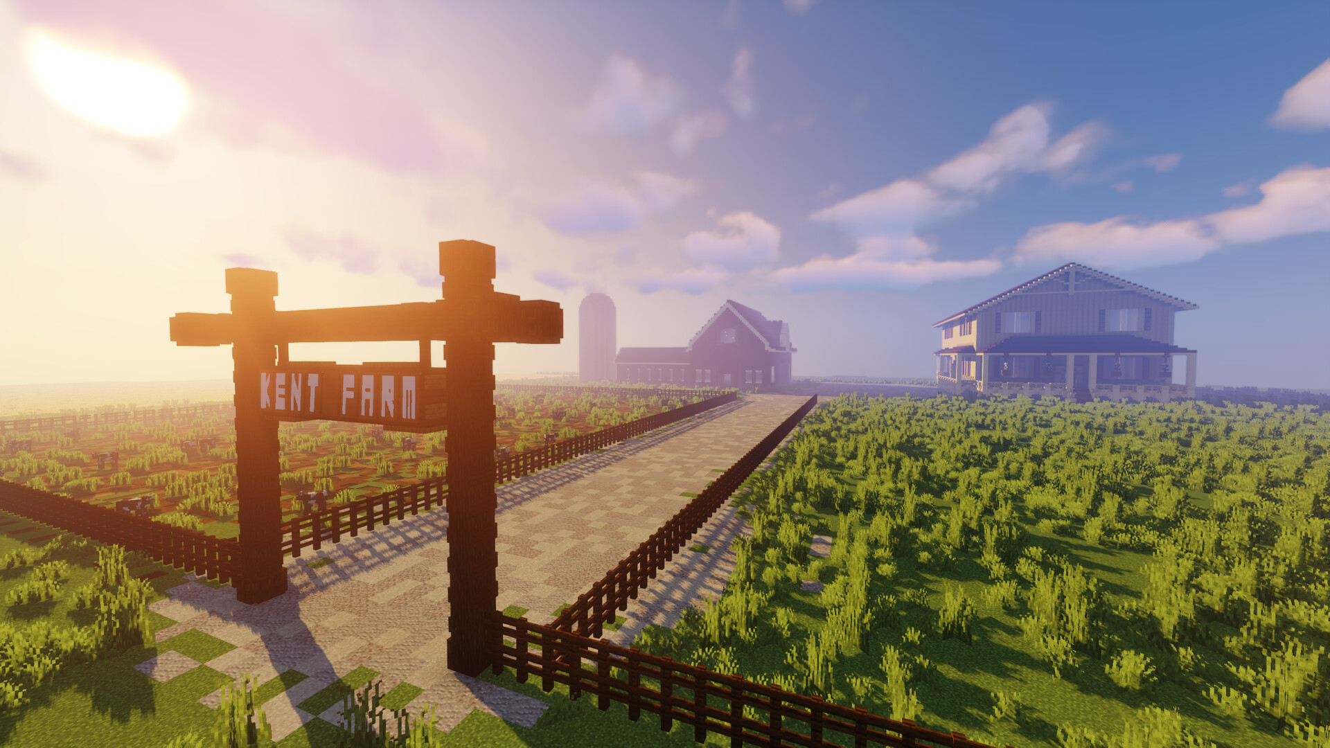 Kent's Farm (Smallville) - DC Comics Minecraft Map