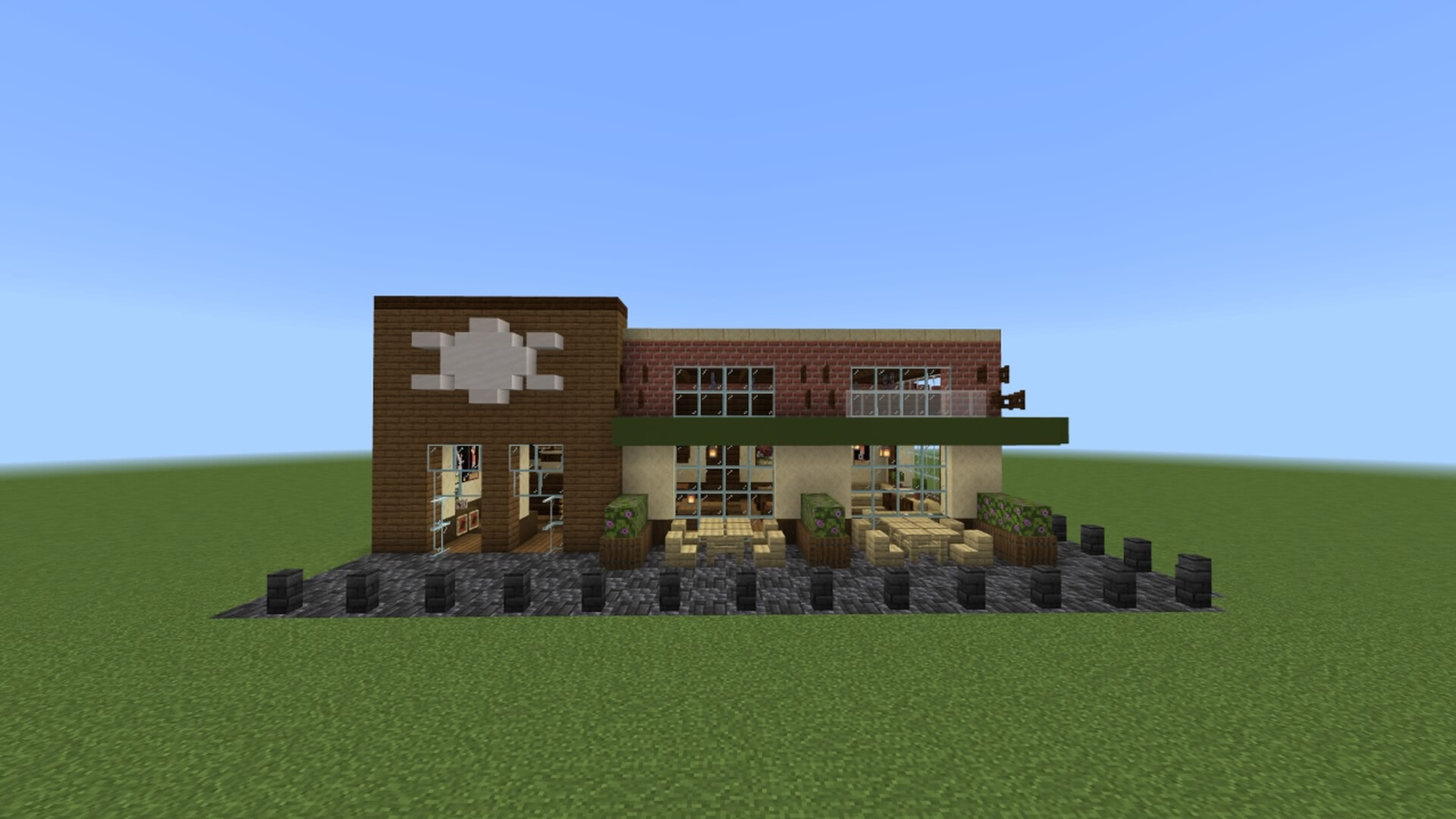 A Starbucks inspired Coffee Shop!! Minecraft Map