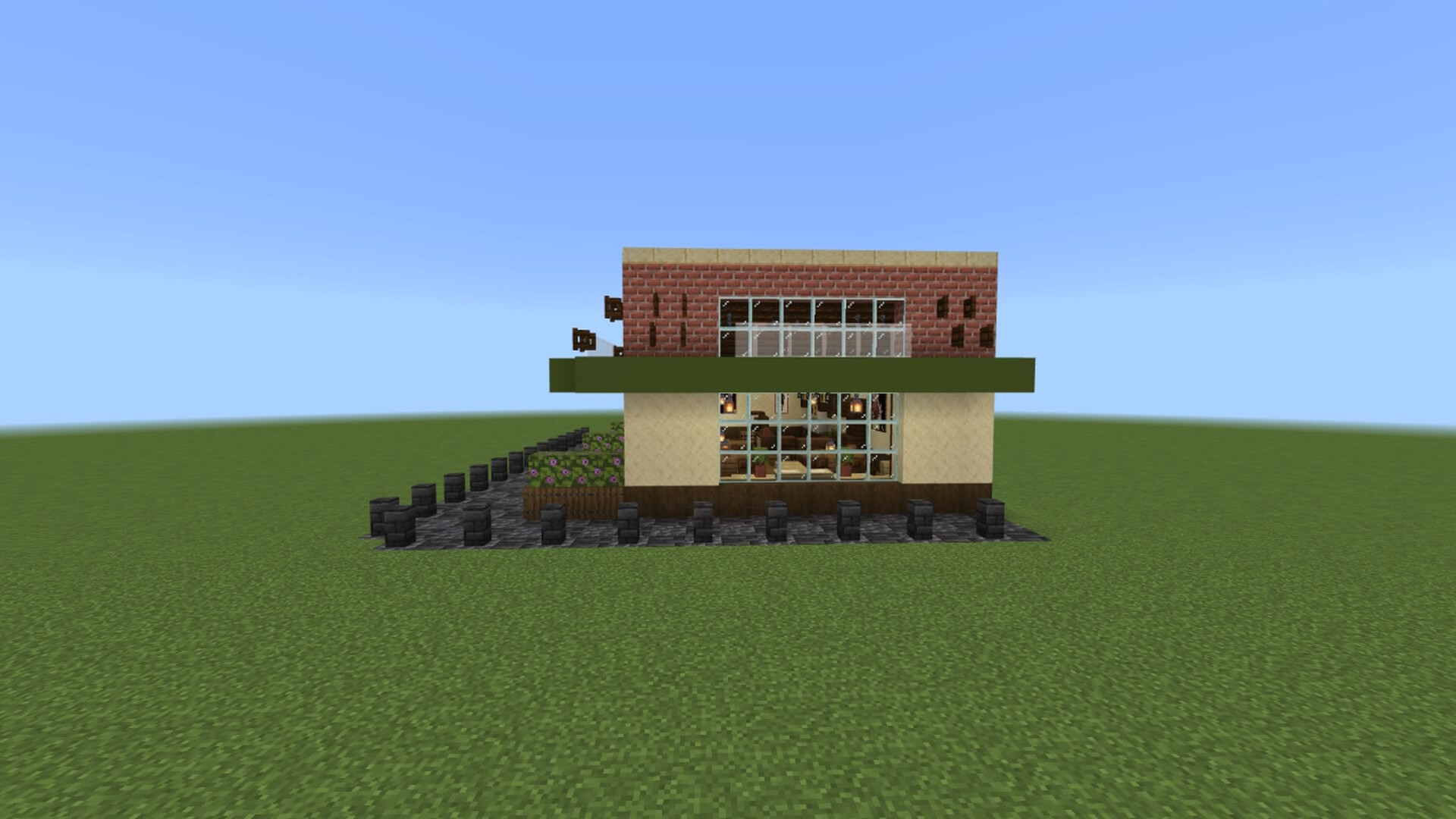 A Starbucks inspired Coffee Shop!! Minecraft Map