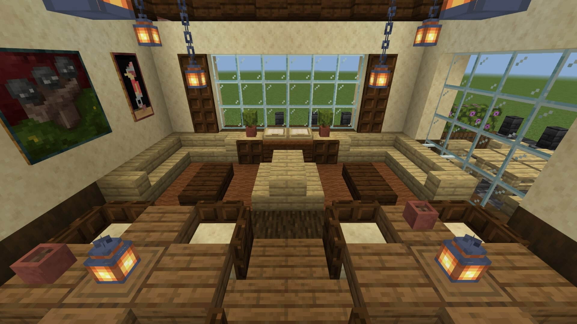 A Starbucks inspired Coffee Shop!! Minecraft Map