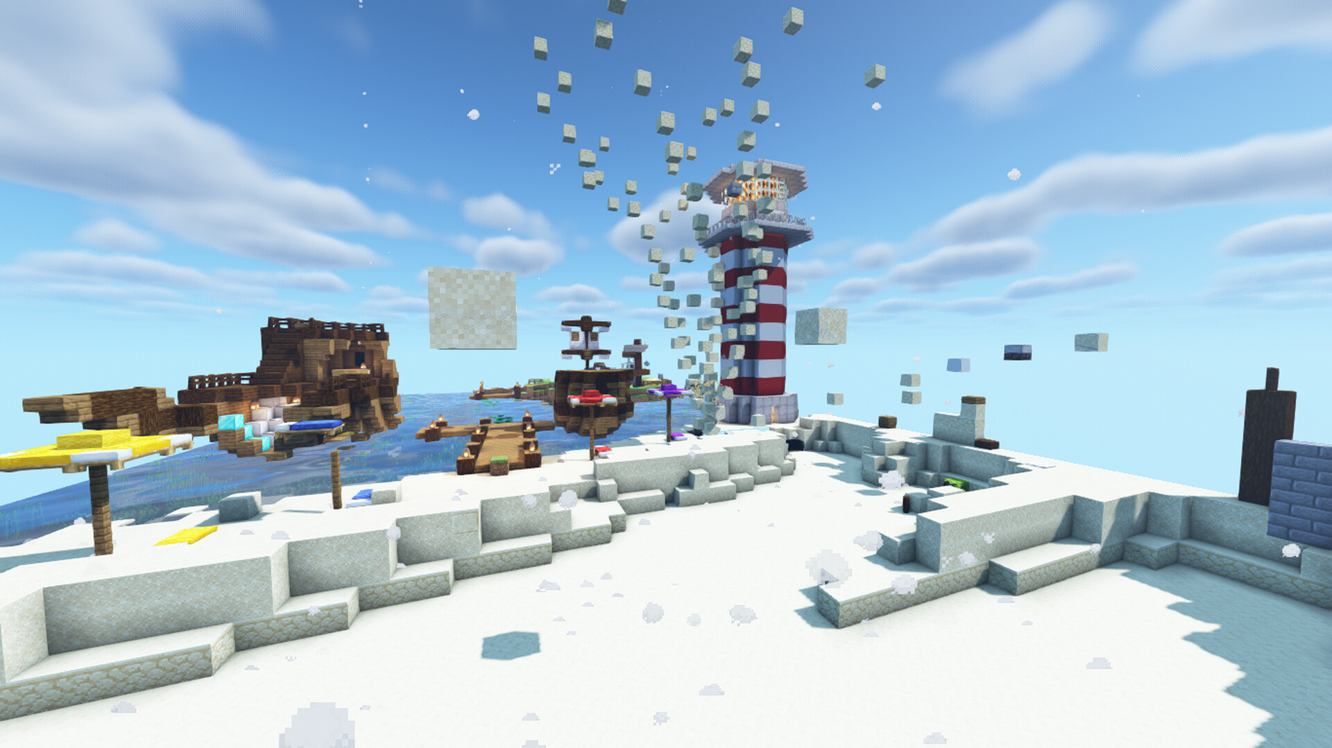 Beach Map | Natural Disasters Survival Minecraft Map