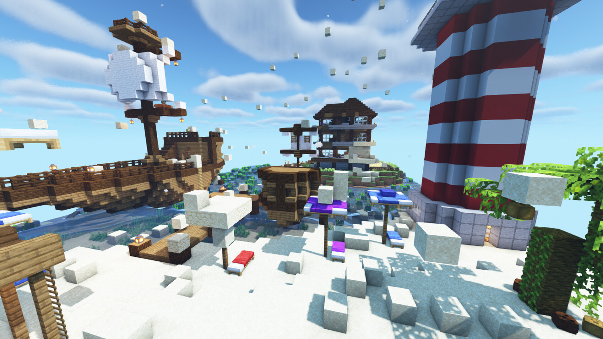 Beach Map | Natural Disasters Survival Minecraft Map