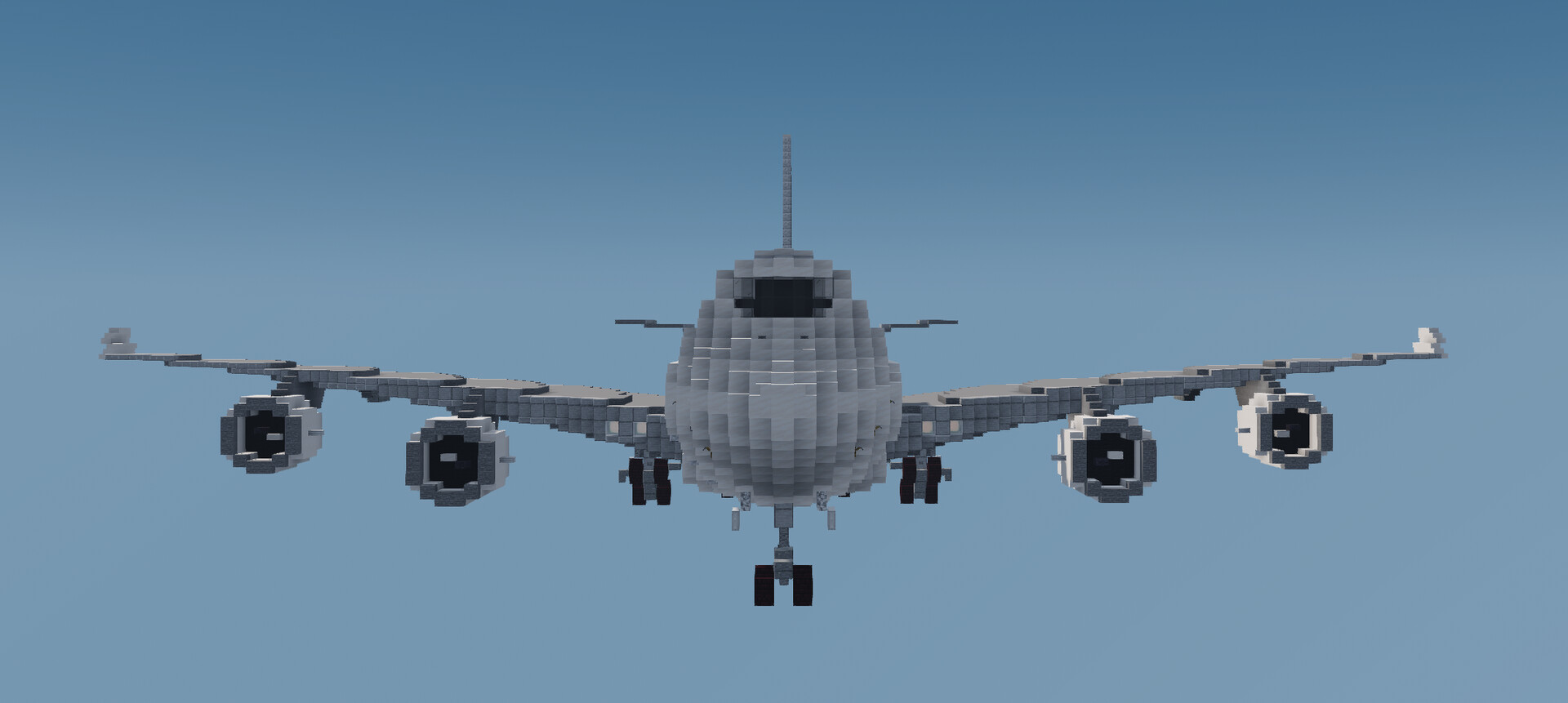 Boeing 747-400 Minecraft Map